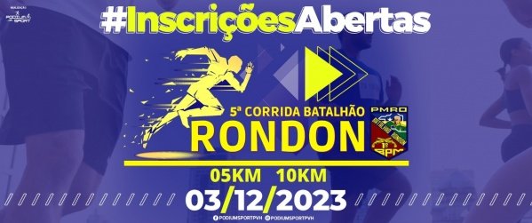 5ª CORRIDA BATALHÃO RONDON em Porto Velho - Sympla