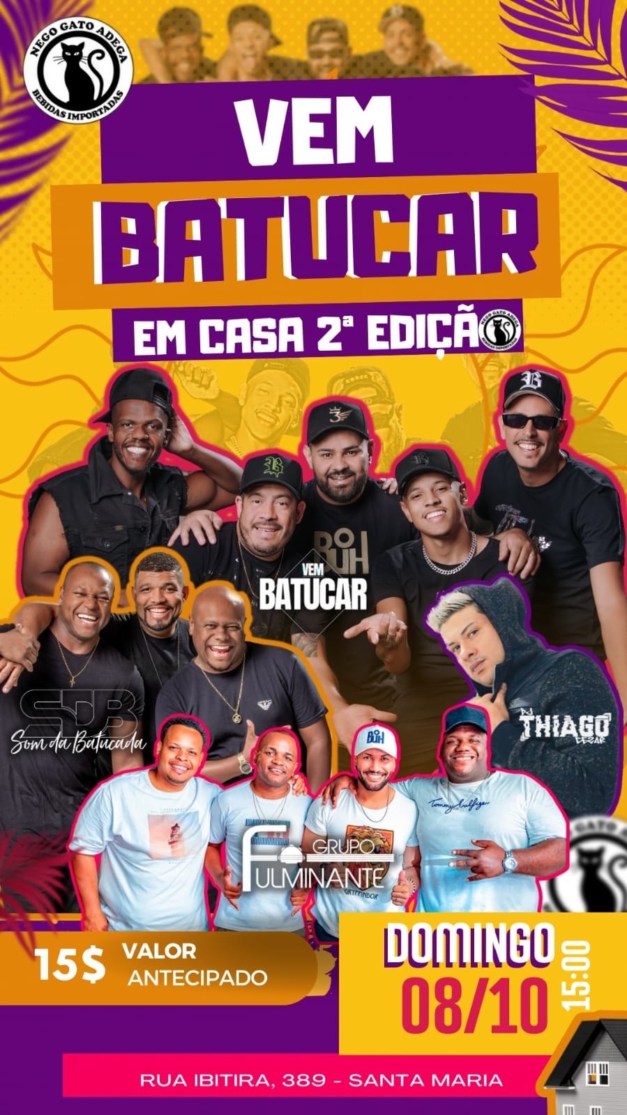 2º Edição - VEM BATUCAR EM CASA em Belo Horizonte - Sympla