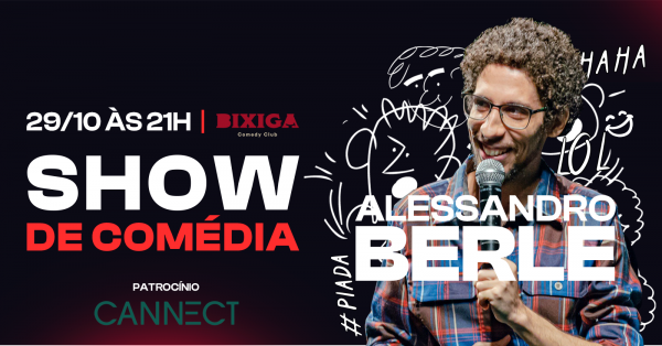 ALESSANDRO BERLE - SHOW DE COMEDIA - STANDUP COMEDY em São Paulo - Sympla