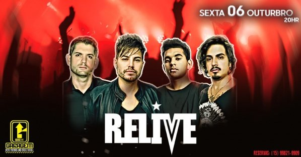Banda Relive em Sorocaba - Sympla