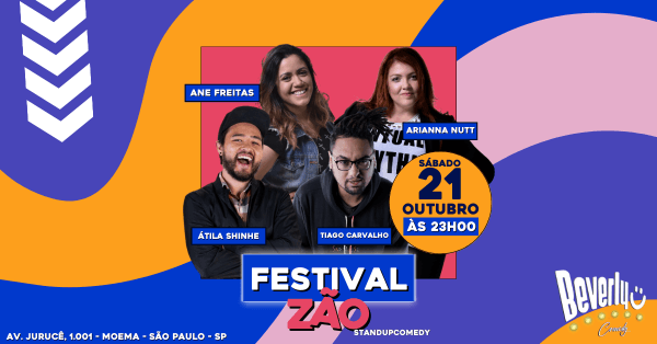 FESTIVALZÃO com ANE FREITAS, ARIANNA NUTT, TIAGO CARVALHO E ÁTILA ...