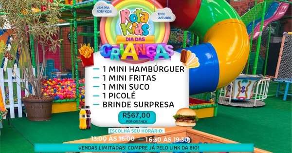 Dia da Crianças Rota Kids em Caxias do Sul - Sympla