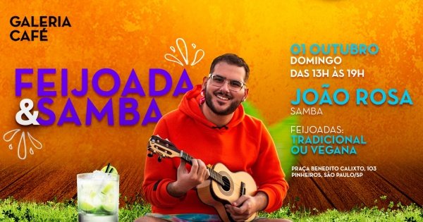 FEIJOADA COM SAMBA em São Paulo - Sympla