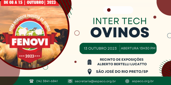 InterTech Ovinos em São José do Rio Preto - Sympla