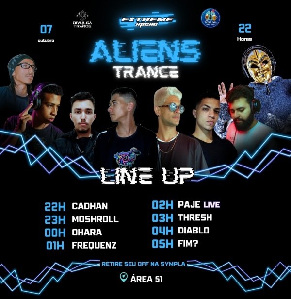 ALIEN TRANCE em Belo Horizonte - Sympla