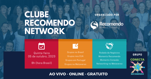 Grupo Conecta - Recomendo São Paulo - online - Sympla