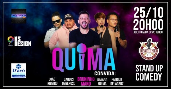 QUIMA CONVIDA (BRUNINHO MANO) em Sorocaba - Sympla
