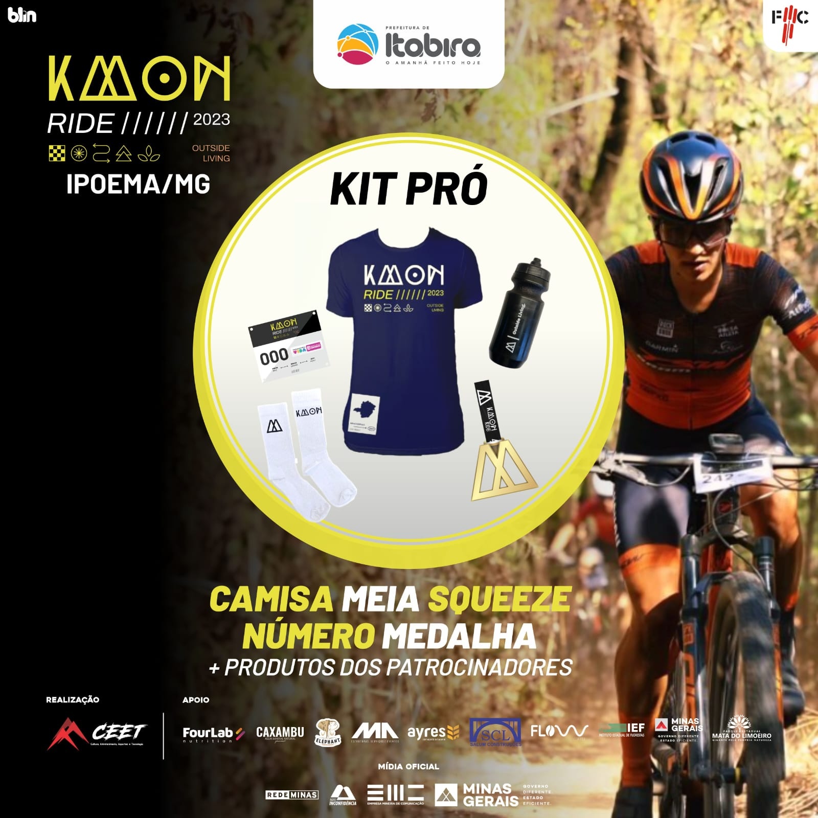 KMON RIDE IPOEMA em Itabira - Sympla