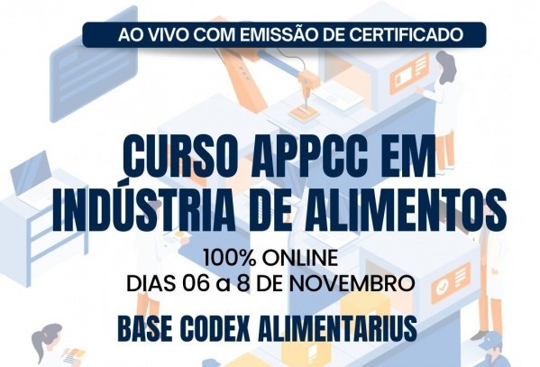 CURSO APPCC EM INDÚSTRIA DE ALIMENTOS - online - Sympla