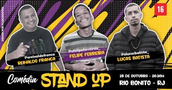 NOITE DE COMÉDIA STAND-UP em Rio Bonito - Sympla