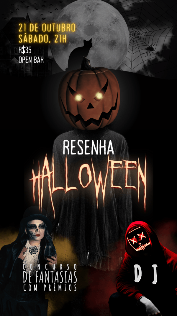 Resenha Halloween - 28/10 em Rio de Janeiro - Sympla