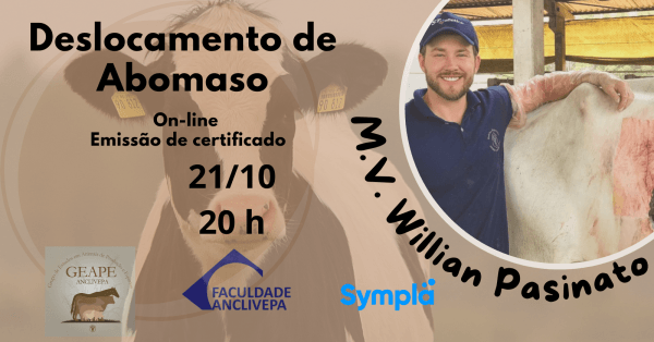 DESLOCAMENTO DE ABOMASO - online - Sympla