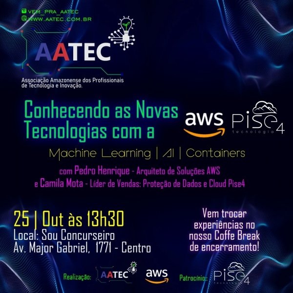 AATEC - AWS: Conhecendo as novas tecnologias com a AWS. em Manaus - Sympla
