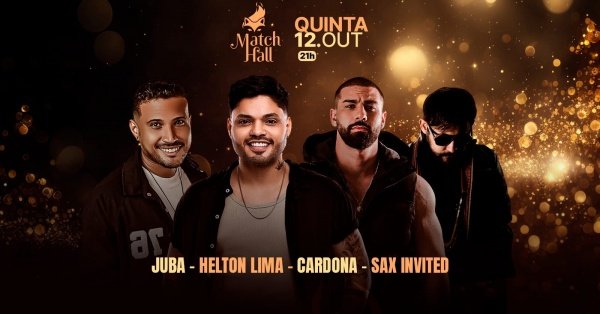 QUINTA| MATCH HALL 12/10 em Recife - Sympla