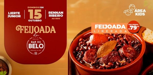 FEIJOADA Do Bar do BELO apresenta RENNAN RIBEIRO em Rio de Janeiro - Sympla