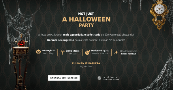 Halloween Party | Pullman São Paulo Ibirapuera em São Paulo - Sympla