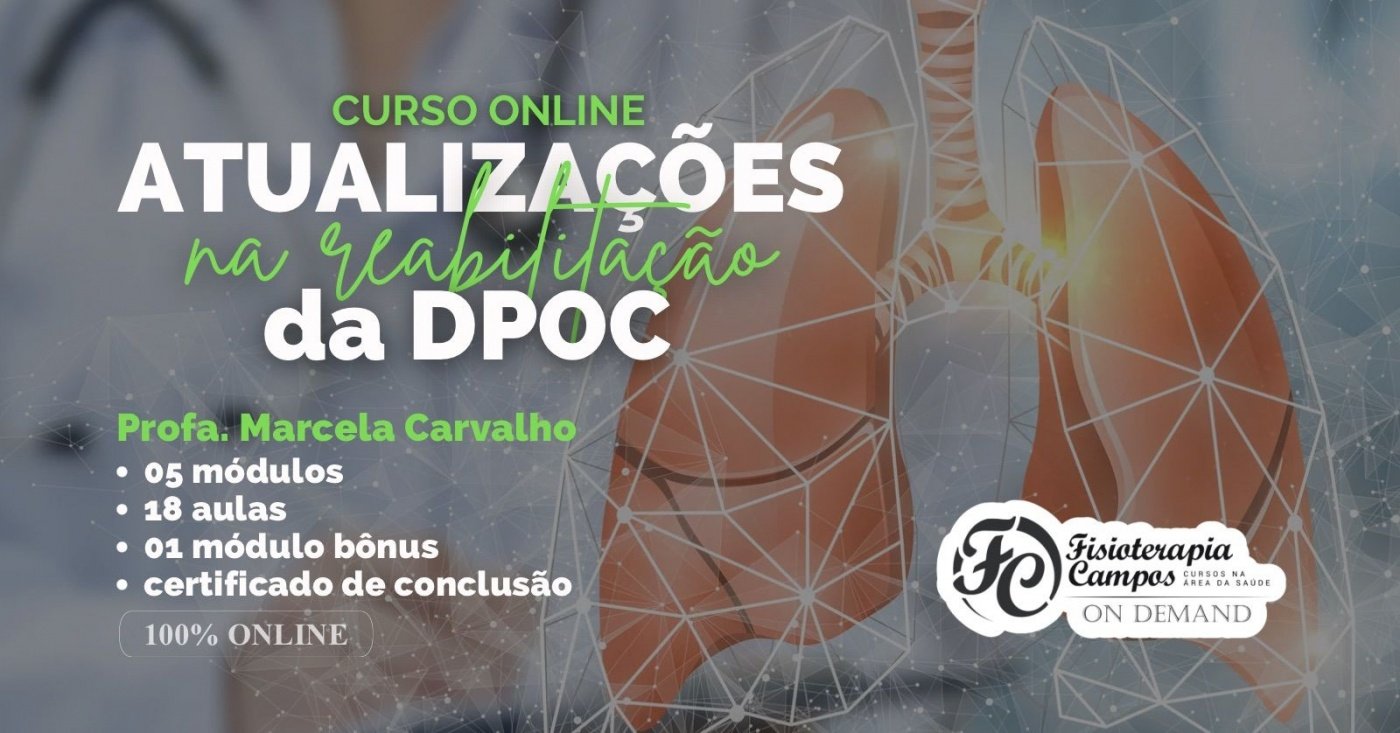Curso Atualizações na Reabilitação da DPOC - online - Sympla