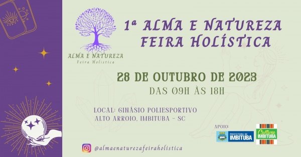 Alma e Natureza Feira Holística em Imbituba - Sympla