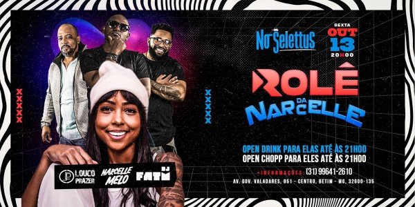 ROLÊ DA NARCELLE em Betim - Sympla