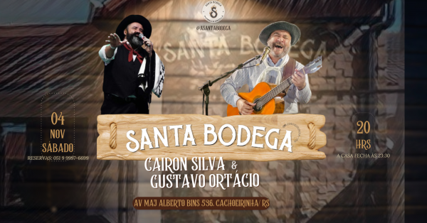 JANTAR DE INAUGURAÇÃO - PIQUETE DA BODEGA - SANTA BODEGA CACHOEIRINHA ...
