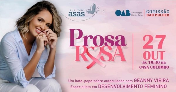 Prosa Rosa em Montes Claros - Sympla