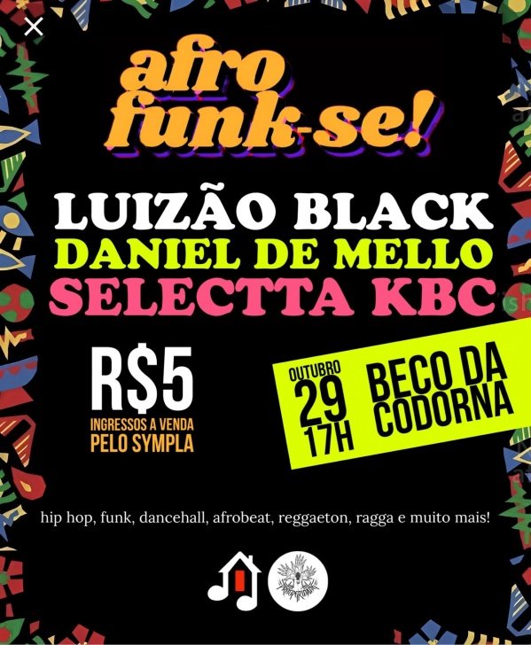 Afro Funk-se! em Goiânia - Sympla