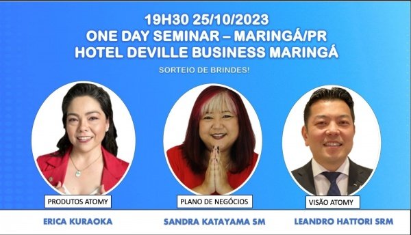 One Day Seminar - Maringá/PR em Maringá - Sympla