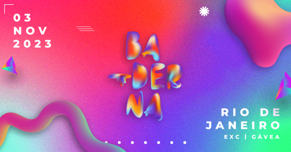 Baderna | 03/11 em Rio de Janeiro - Sympla