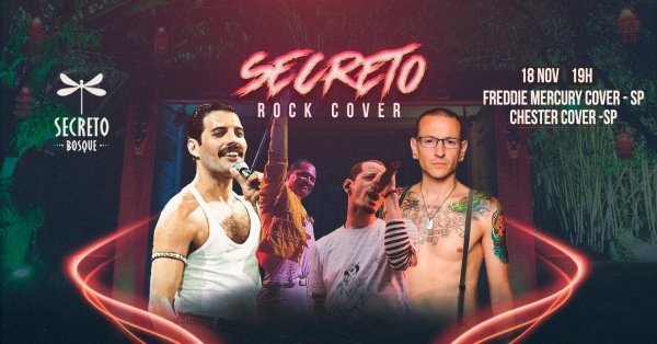 Secreto Rock Cover - Especial Linkin Park e Queen em São Luís - Sympla