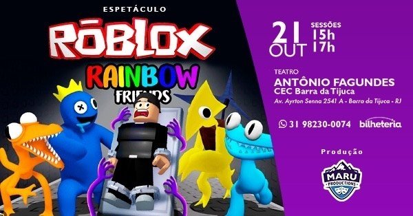 ROBLOX - AO VIVO NO RIO DE JANEIRO - RJ em Rio de Janeiro - Sympla