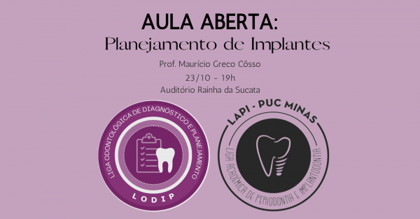 Aula aberta - Planejamento de implantes em Belo Horizonte - Sympla
