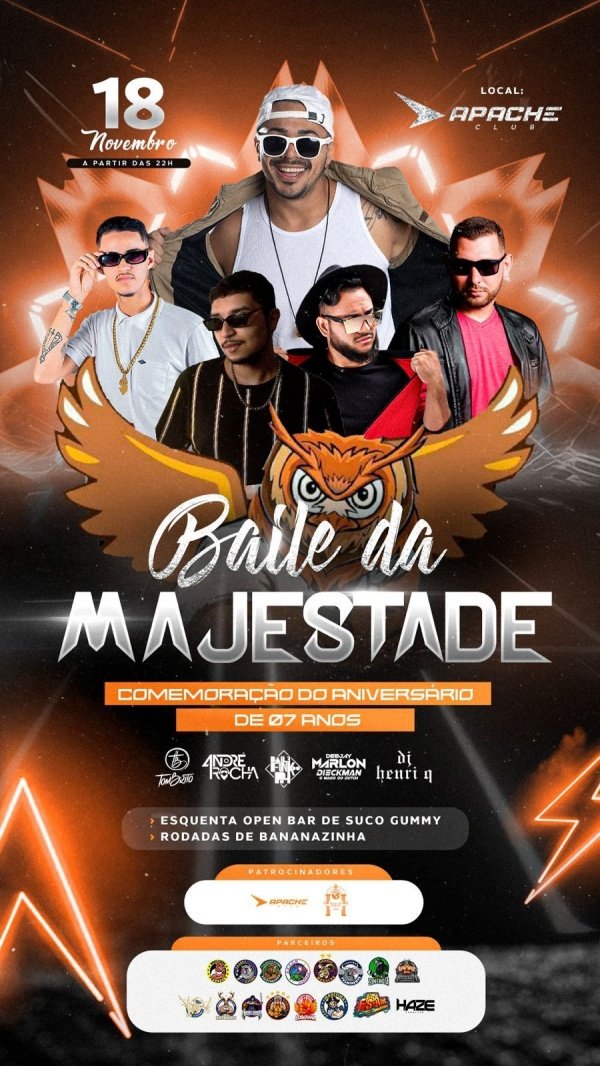 Baile Majestade em Porto Velho - Sympla