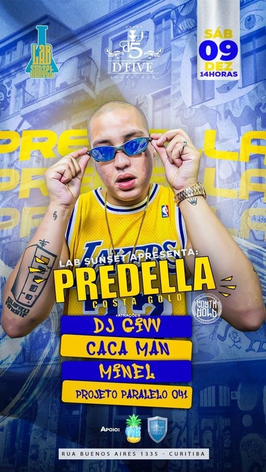 DFIVE ARENA - PREDELLA [COSTA GOLD] em Curitiba - Sympla