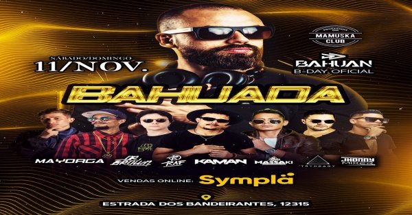 Bahuada - B-Day do Bahuan em Rio de Janeiro - Sympla