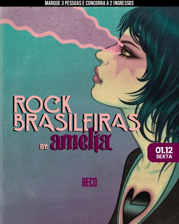 Sex 01 12 Rock Brasileiras By Amélia Em São José Sympla