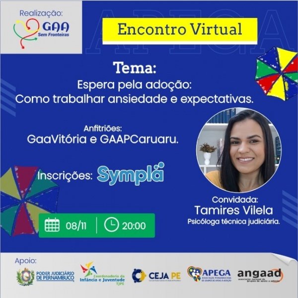 Reunião GAA Sem Fronteiras Novembro 2023 - online - Sympla