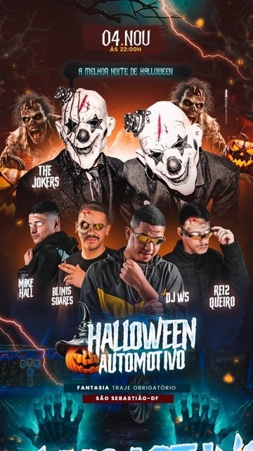 Halloween Automotivo Em Brasília Sympla