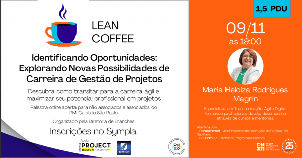 Lean Coffee | Identificando Oportunidades - online - Sympla