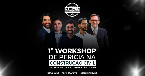 WORKSHO PERÍCIA NA CONSTRUÇÃO CIVIL - online - Sympla