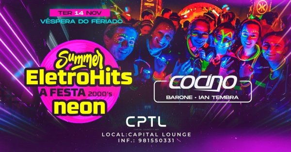 SUMMER ELETROHITS - FESTA NEON em Belém - Sympla