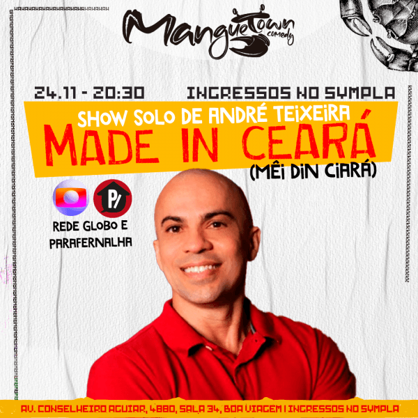 MADE IN CEARÁ - Show solo de André Teixeira em Recife - Sympla