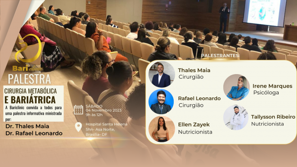 Palestra Bariclinic 04/11: Cirurgia Báriatrica e Metabólica em Brasília - Sympla