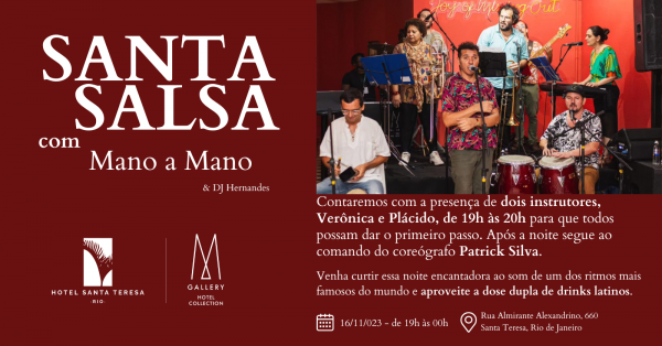 SANTA SALSA COM MANO A MANO NO BAR DOS DESCASADOS em Rio de Janeiro ...