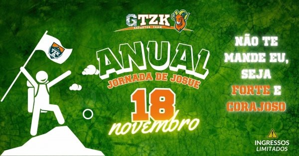 ANUAL GERAÇÂO TZK 2023 - Jornada de Josué em Belo Horizonte - Sympla