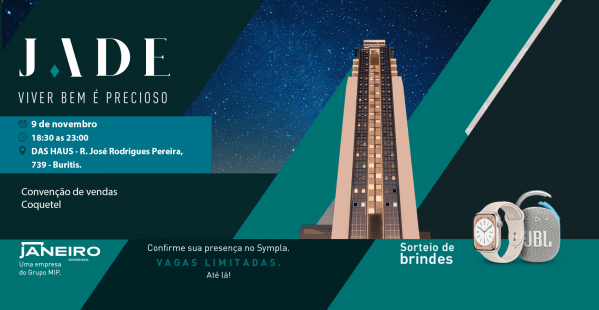 Convenção de vendas Jade em Belo Horizonte - Sympla