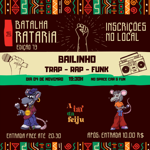 Batalha da rataria/ bailinho em Chapecó - Sympla