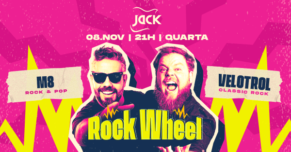 QUARTA JACK! ROCK WHEEL | M8 (ROCK & POP) + VELOTROL (CLASSSIC ROCK) em ...