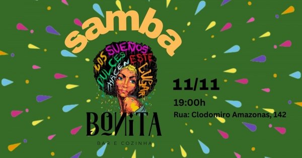 Samba Bonita 3ª edição em São Paulo - Sympla