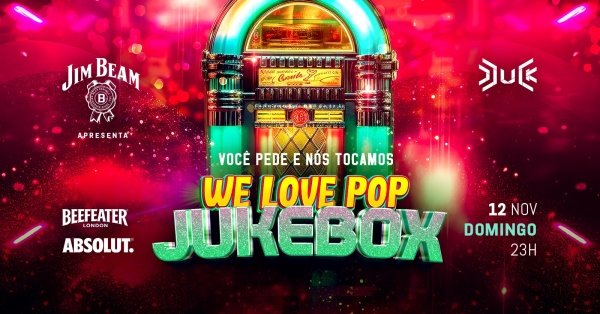 WE LOVE POP - Jukebox em Belo Horizonte - Sympla