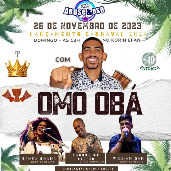 SAMBA OMO OBA em Salvador - Sympla